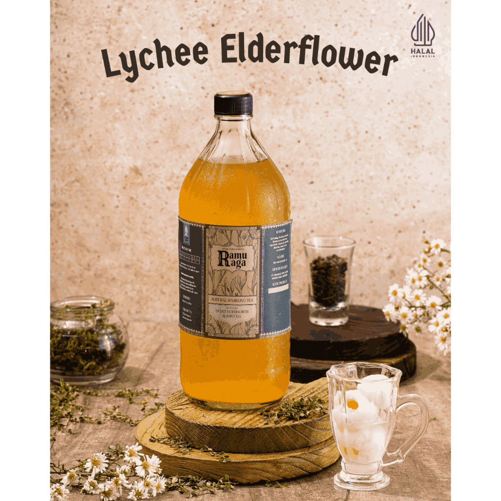 Jual Kombucha lychee elderflower - 1 Liter | Shopee Indonesia