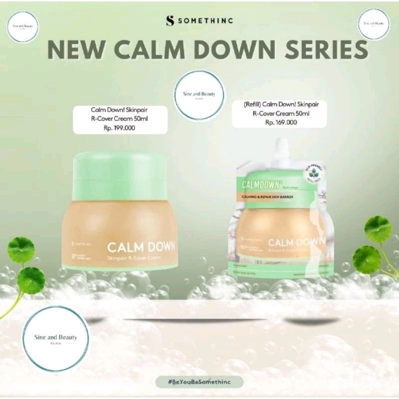 Jual Somethinc Calm Down! Skinpair R-Cover Cream 30ml | 50ml | Refill ...