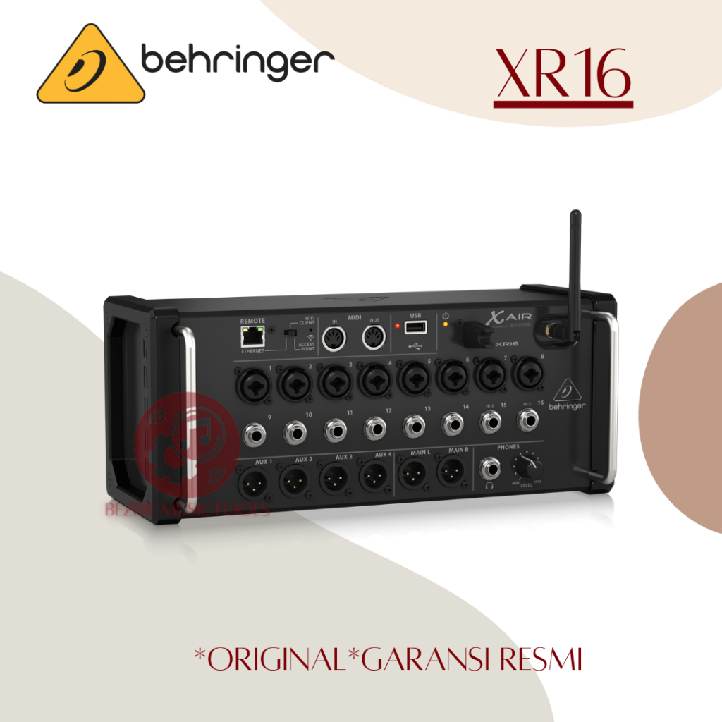 Jual Behringer X AIR XR16 Digital Rackmount Mixer Behringer XR-16 Original | Shopee Indonesia
