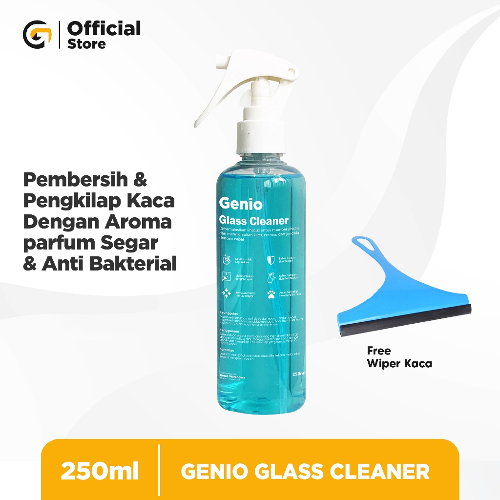Jual GENIO Glass Cleaner - Pembersih dan Pengkilap Kaca | Shopee Indonesia