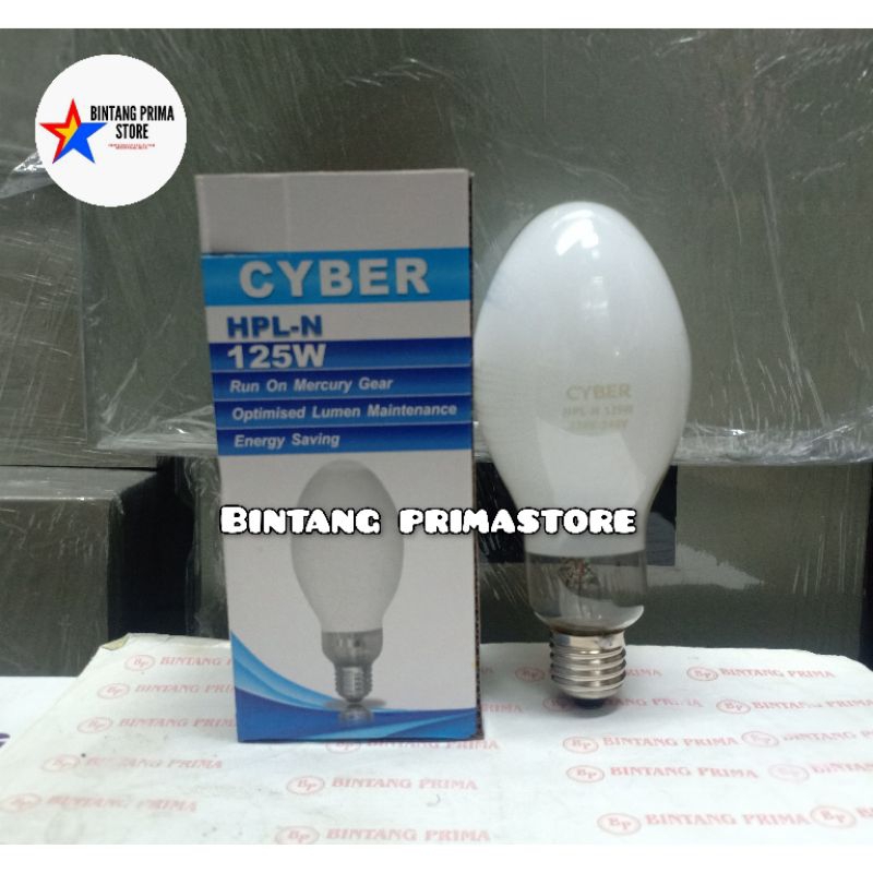 Jual Lampu Mercury 125W HPLN 125W HPL-N 125W E27 CYBER | Shopee Indonesia
