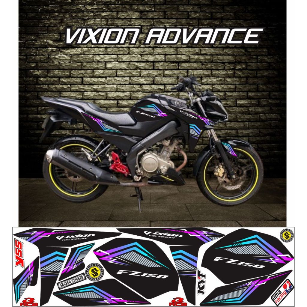 Jual STIKER VIXION ADVANCE VARIASI Striping Vixion New Advance NVA Varias STIKER ALL | Shopee ...