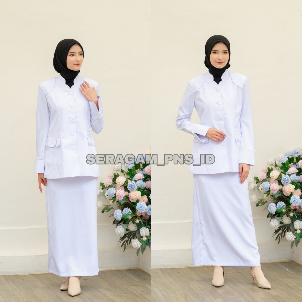 Jual Blazer Wanita / Baju PDH PNS Wanita / Seragam Pemda Wanita / Baju ...
