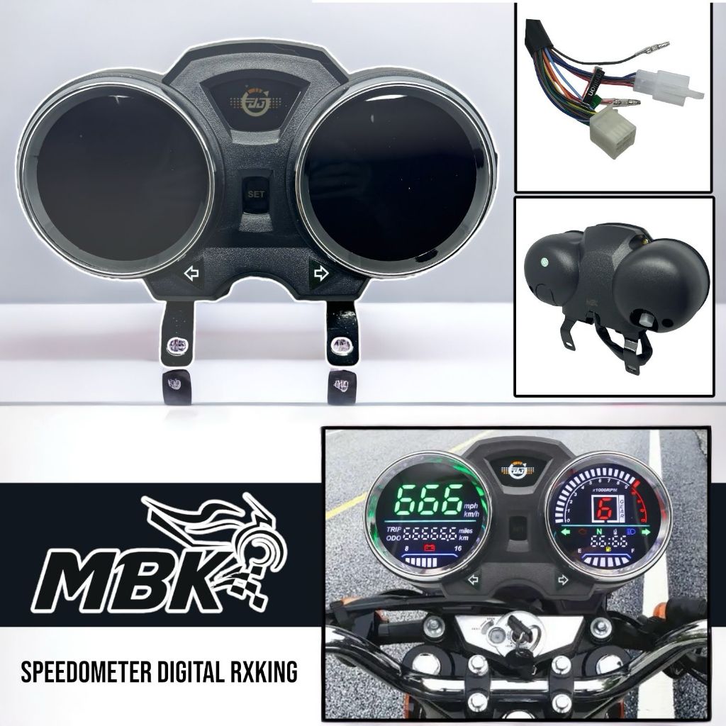 Jual Speedometer Digital RX KING YAMAHA RXKING RXK RXZ RZR NINJA ...