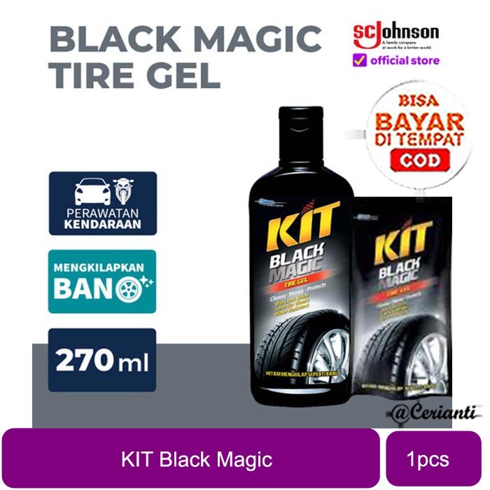 Jual Kit Black Magic Tire Gel 270 ml 180ml CERIANTI | Shopee Indonesia