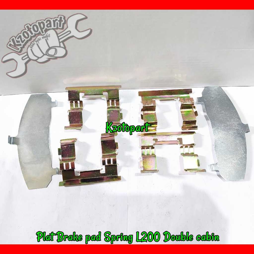 Jual Plat Disc Brake Pad Plat Kuku Kampas Rem Depan Mitsubishi Strada ...