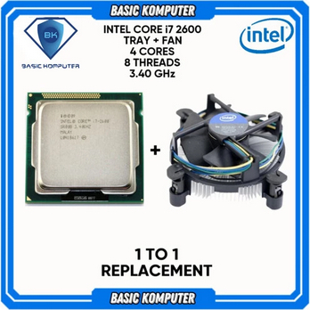 Jual PROCESSOR INTEL CORE i7 2600 3.4 GHz SOCKET LGA1155 TRAY + FAN | Shopee Indonesia