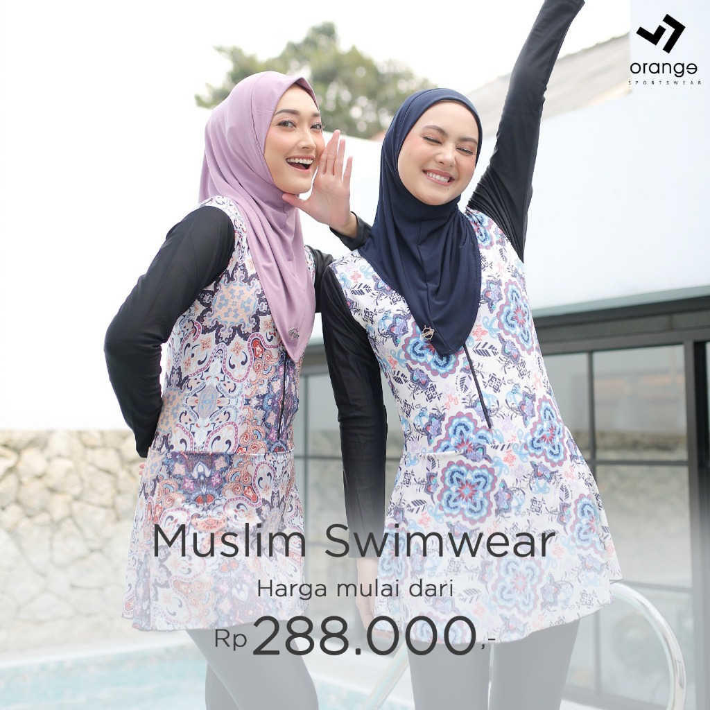 Jual Set Baju Renang Muslimah / Muslim Swimwear Dewasa Motif Series ...
