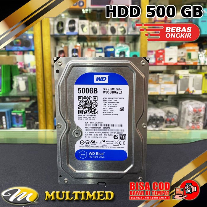 Jual Hard Disk Hardisk HDD Internal PC 3,5" 500GB Sata | Shopee Indonesia