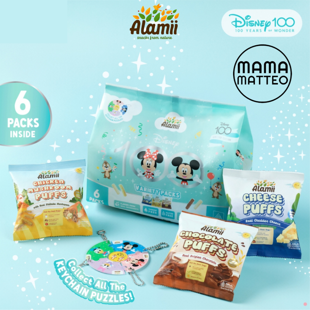 Jual ALAMII PUFFS PACKS x DISNEY 100 Snack Bayi Anak / Baby Food Snack ...