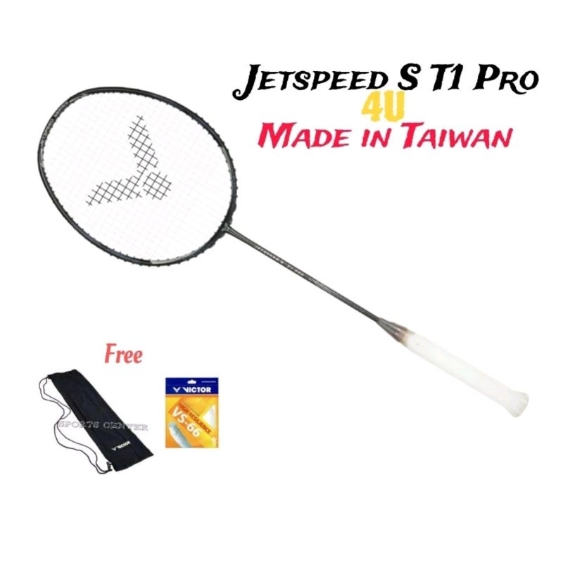 Jual Raket Badminton VICTOR JETSPEED S T1 PRO ORIGINAL | Shopee Indonesia