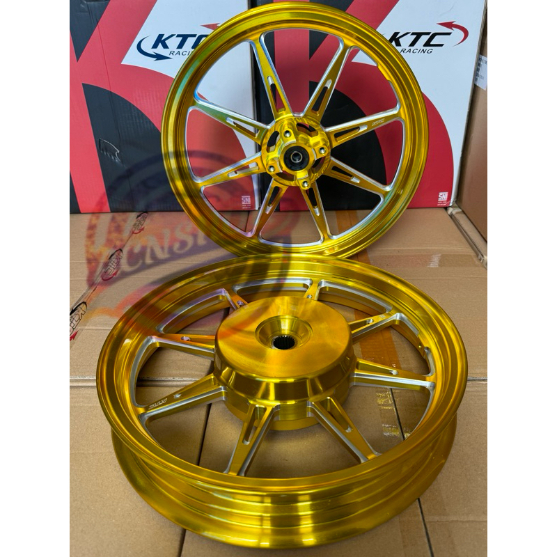 Jual VELG KTC RACING HYPER CHROME BEAT VARIO 110 SCOOPY VARIO 125 VARIO 150 - GOLD | Shopee ...
