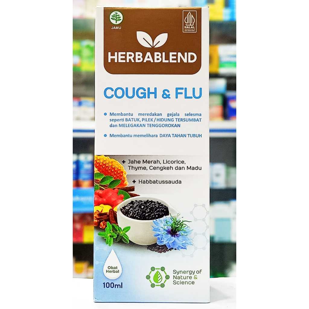 Jual Herbablend 𝐂𝐨𝐮𝐠𝐡 & 𝐅𝐥𝐮 𝐒𝐢𝐫𝐮𝐩 𝟏𝟎𝟎𝐌𝐋 - Meredakan Batuk/Pilek dan ...