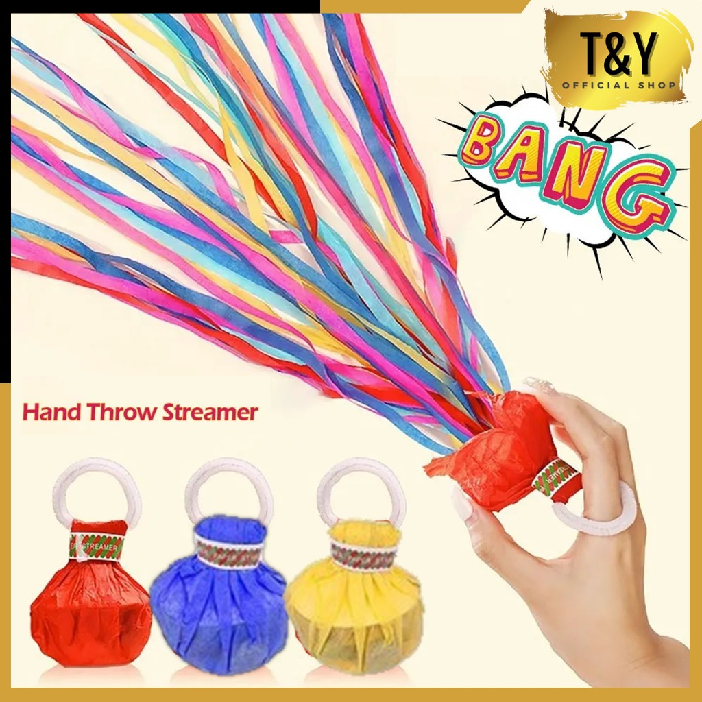 Jual T&Y Popper Party Pita Kertas Popper Pita Warna-warni Konfeti ...