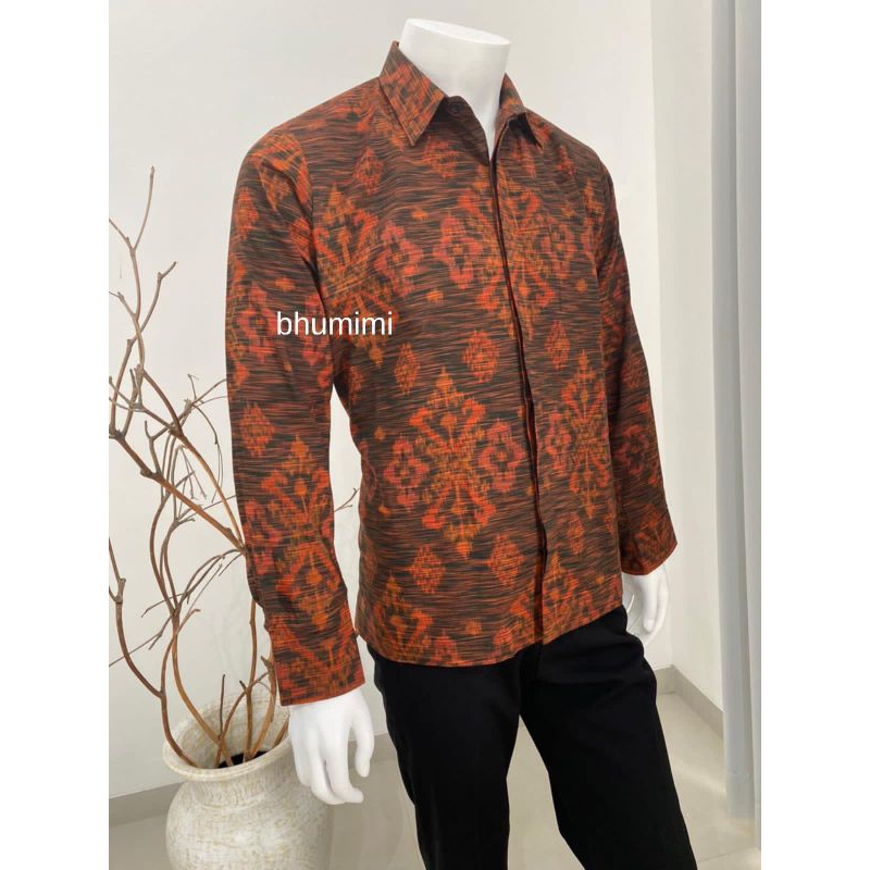 Jual Blazer Endek Ikat alam/Kemeja Endek ikat alam/endek/tenun/baju ...