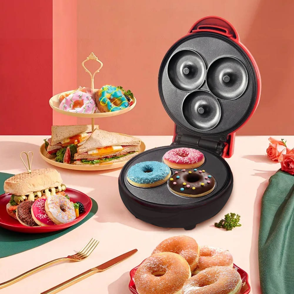 Jual Waffle Donut Mini Elektrik - Waffle Electric Grill , Donut , Alat ...