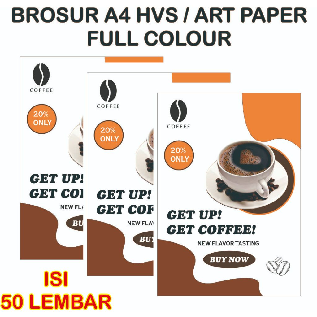 Jual PRINT BROSUR ISI 50 LEMBAR 1 MUKA / FLYER PAMFLET / FULL COLOUR ...