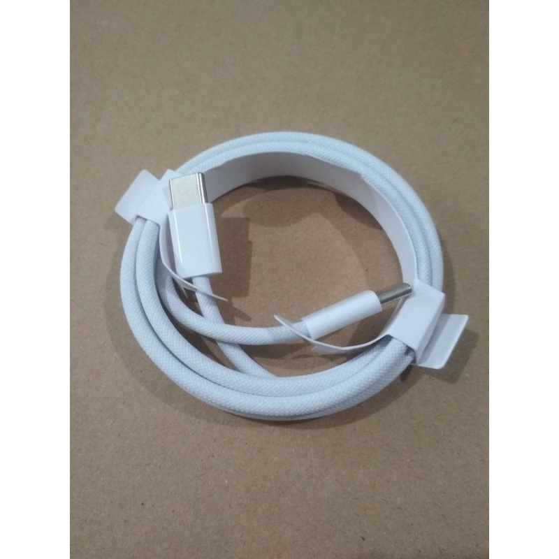 Jual KABEL DATA IPON 15 1M USB C TO TIPE C OEM CABLE C TO C IP 15 1 ...