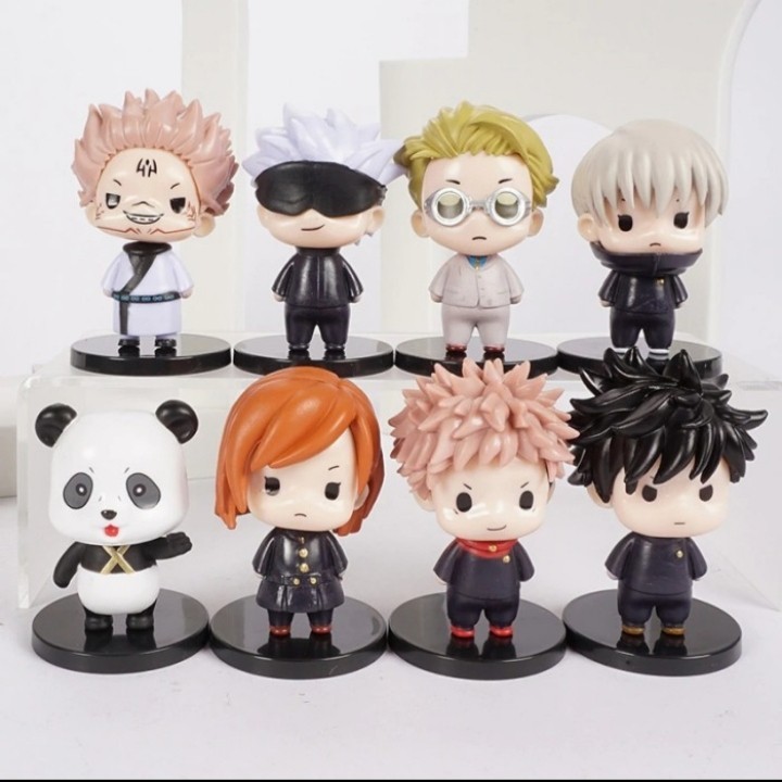 Jual Figure inumaki sukuna panda Jujutsu kaisen Set isi 8 pcs | Shopee ...