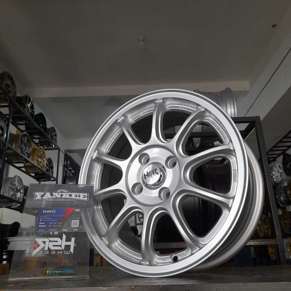 Jual velg mobil murah padang HSR R15 buat agya brio datsun avanza yaris karimun dll | Shopee ...