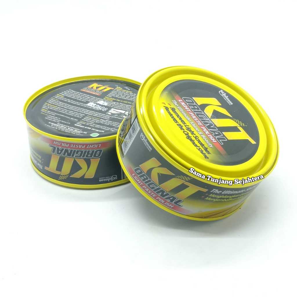 Jual KIT KALENG KUNING 225 GR / PASTE WAX POLES COMPOUND MOBIL | Shopee ...