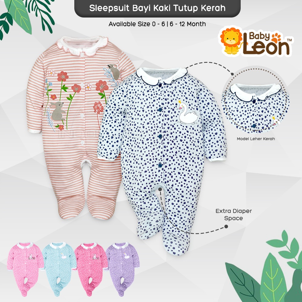 Jual Sleepsuit Bayi Renda BABY LEON Jumpsuit Bayi Jumper Renda Kaki ... Jual Sleepsuit Bayi Renda BABY LEON Jumpsuit Bayi Jumper Renda Kaki ...