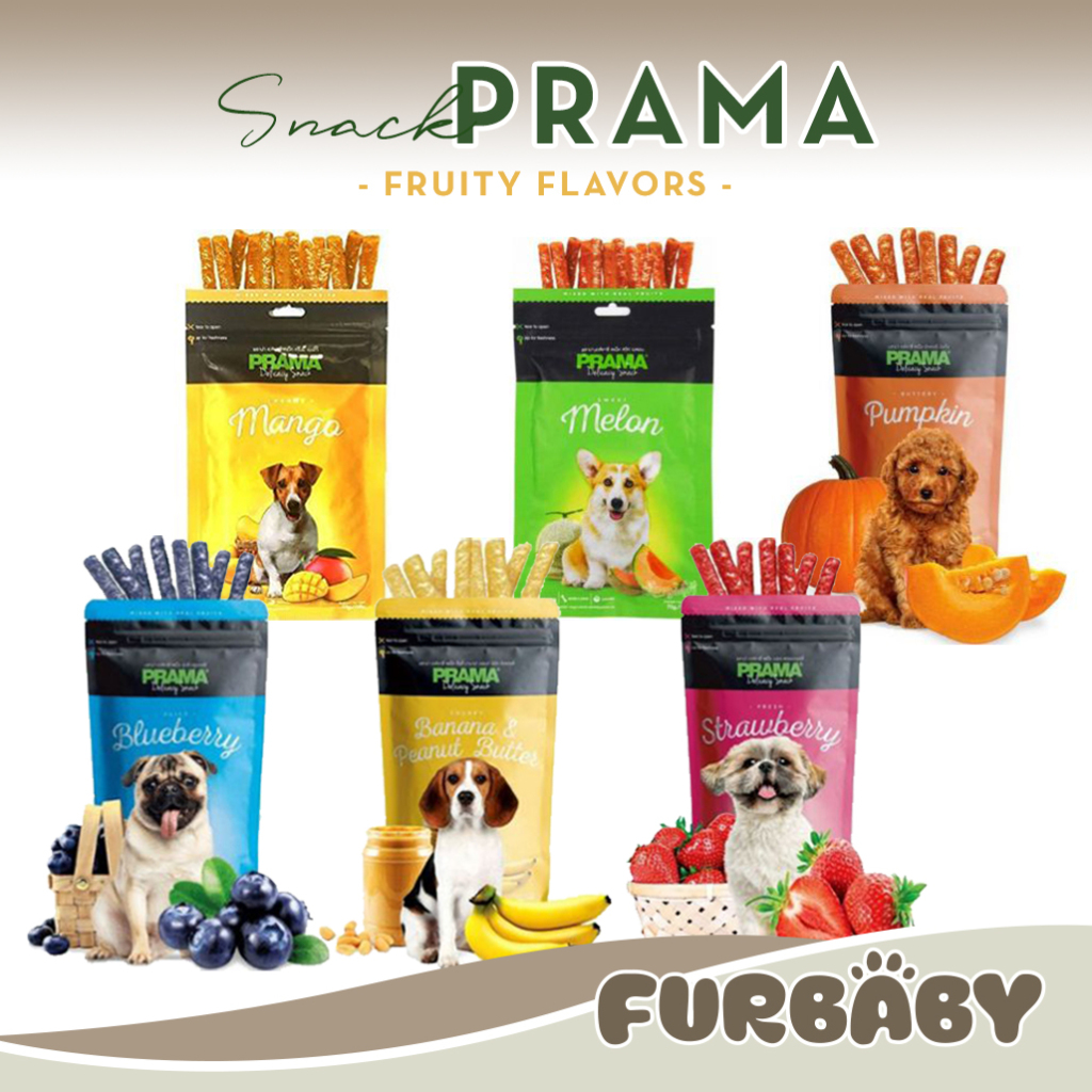 Jual Snack/Cemilan Anjing/Dog Treats Prama Delicacy Rasa Buah 70gr ...