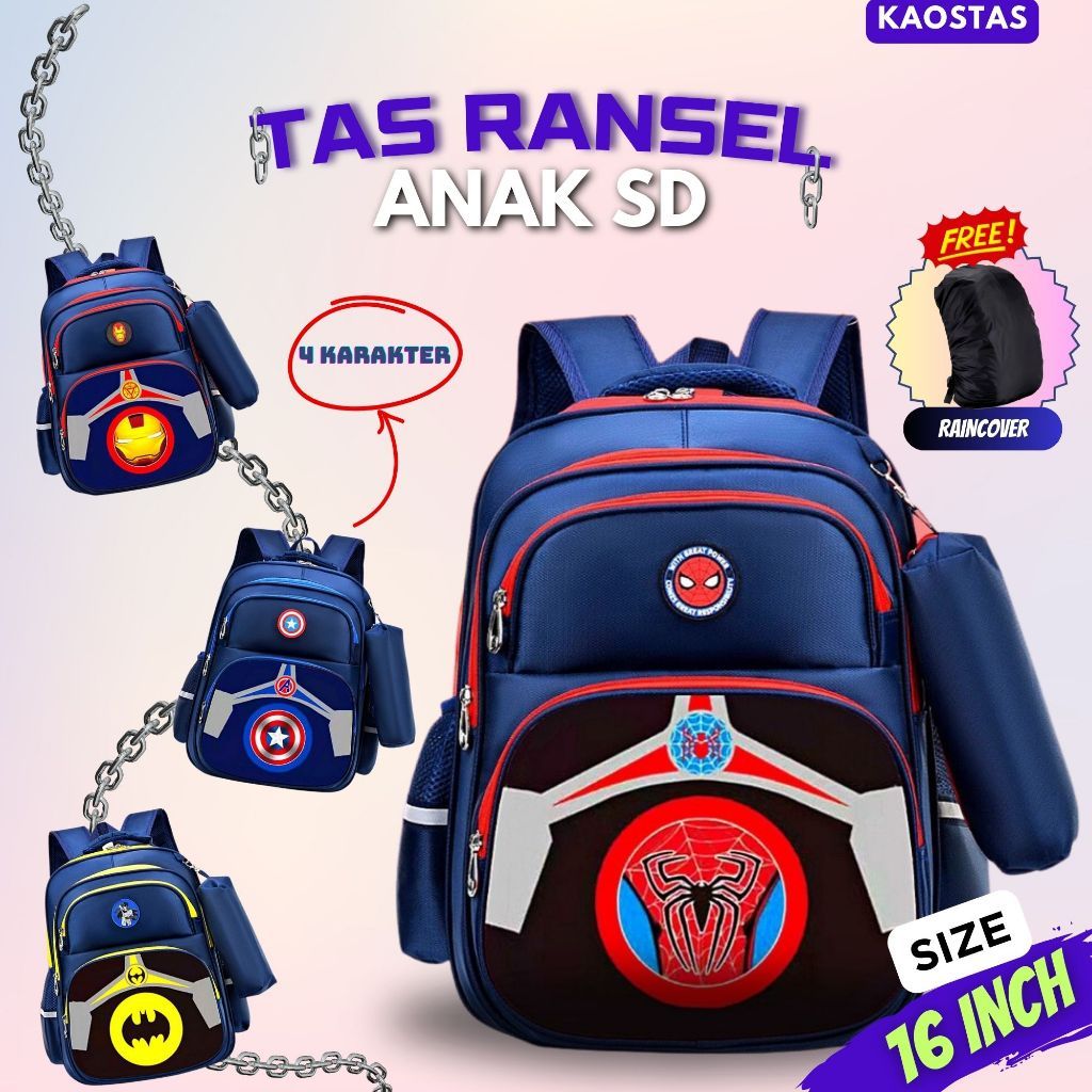 Jual Tas Ransel Anak Sekolah SD Gambar Kartun untuk anak laki laki | Shopee Indonesia