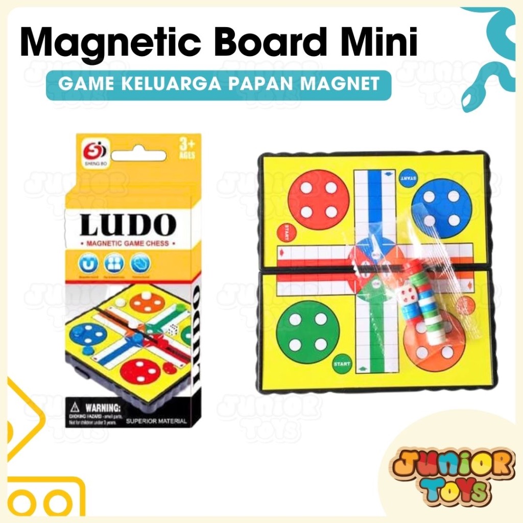 Jual Magnetic Board Game Family Mainan Ludo Ular Tangga Permainan ...