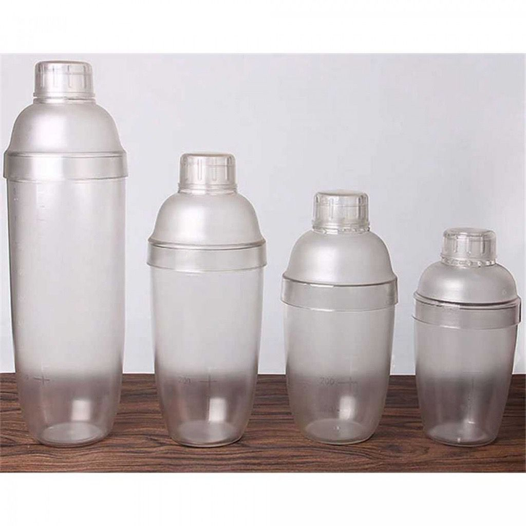 Jual Shaker Botol Plastik Pengocok Minuman Cocktail 350ml 530ml 750ml ...
