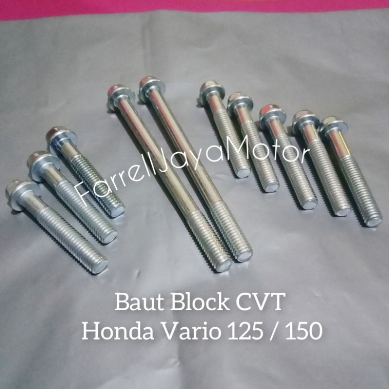 Jual Baut Baud Blok Block CVT Bak CVT Honda Vario 125 Lama Baru / Honda ...