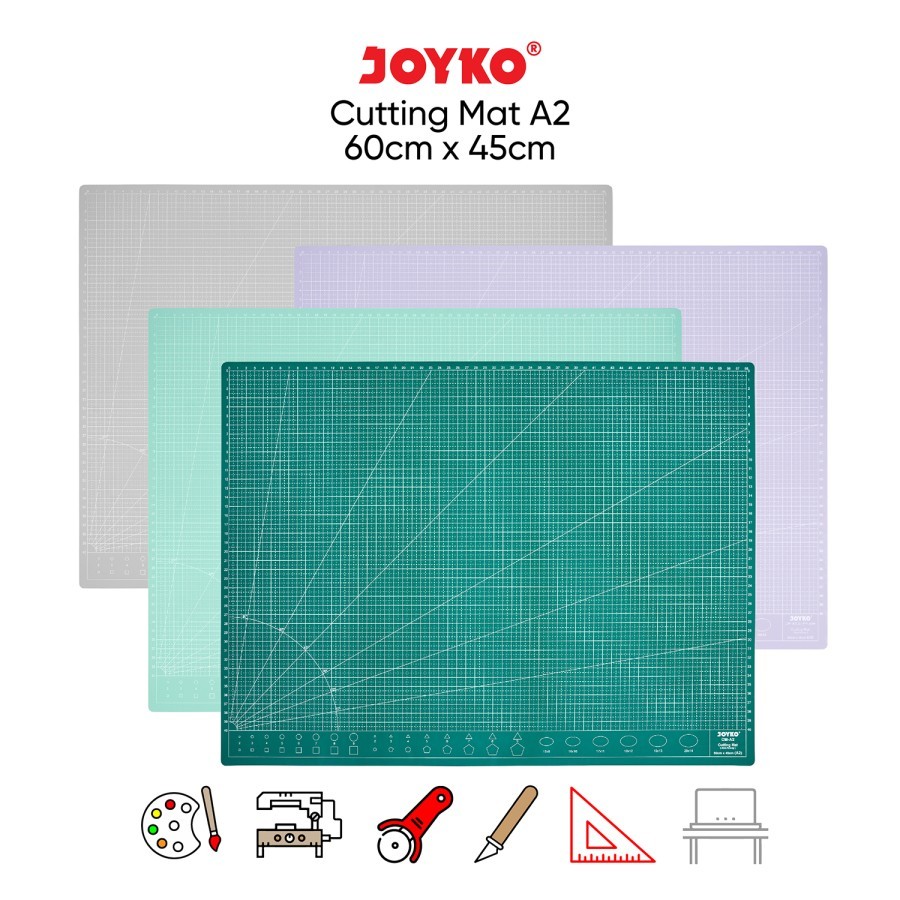 Jual JOYKO CUTTING MAT ALAS POTONG KERTAS KAIN SELF HEALING UKURAN A2 | Shopee Indonesia