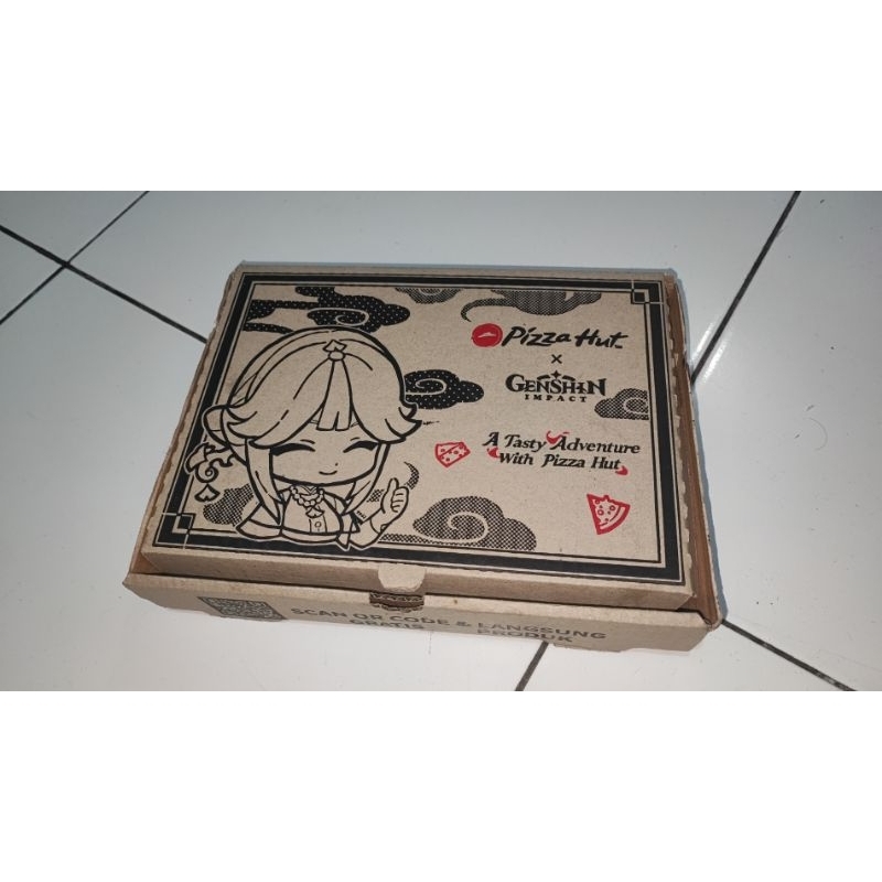 Jual Kotak Pizza Hut collab Genshin Impact X Pizza Hut | Shopee Indonesia