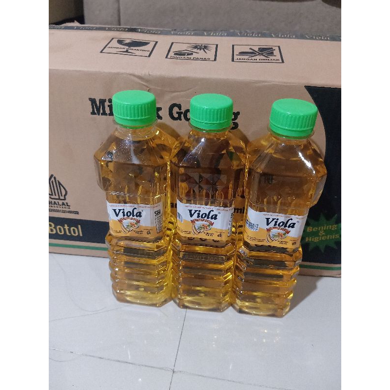 Jual Minyak goreng Viola 500ml 1 dus isi 24 botol | Shopee Indonesia