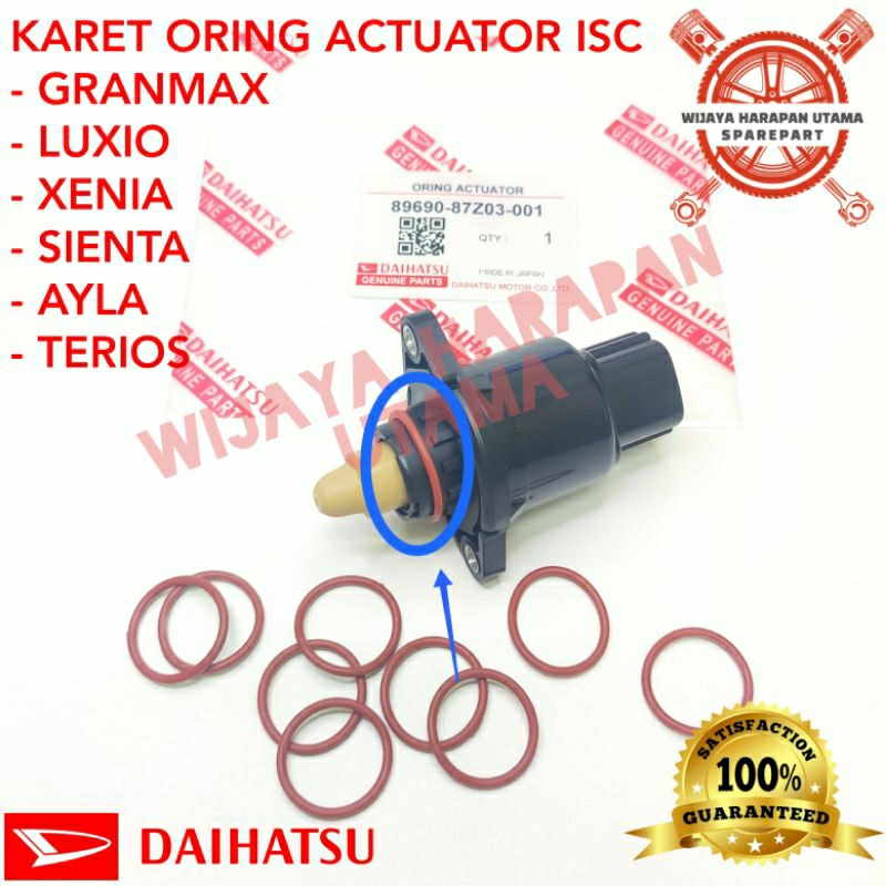 Jual Karet Sil Oring Seal Actuator Sensor ISC Granmax Luxio Xenia ...