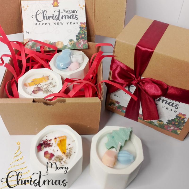 Jual Hampers Christmas Lilin Aromaterapi | Scented Candle | Hadiah ...
