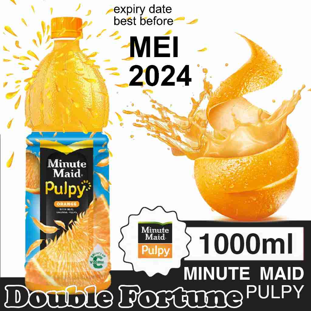 Jual MINUTE MAID PULPY ORANGE MINUMAN JERUK SEGAR BOTOL 1000ML (1 liter ...