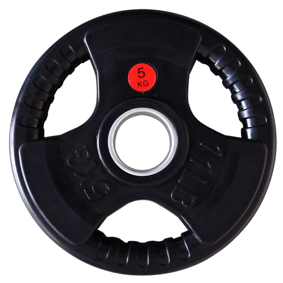 Jual RECOMENDED BG SPORT Rubberized Weight Plate Barbell Alat Olahraga ...