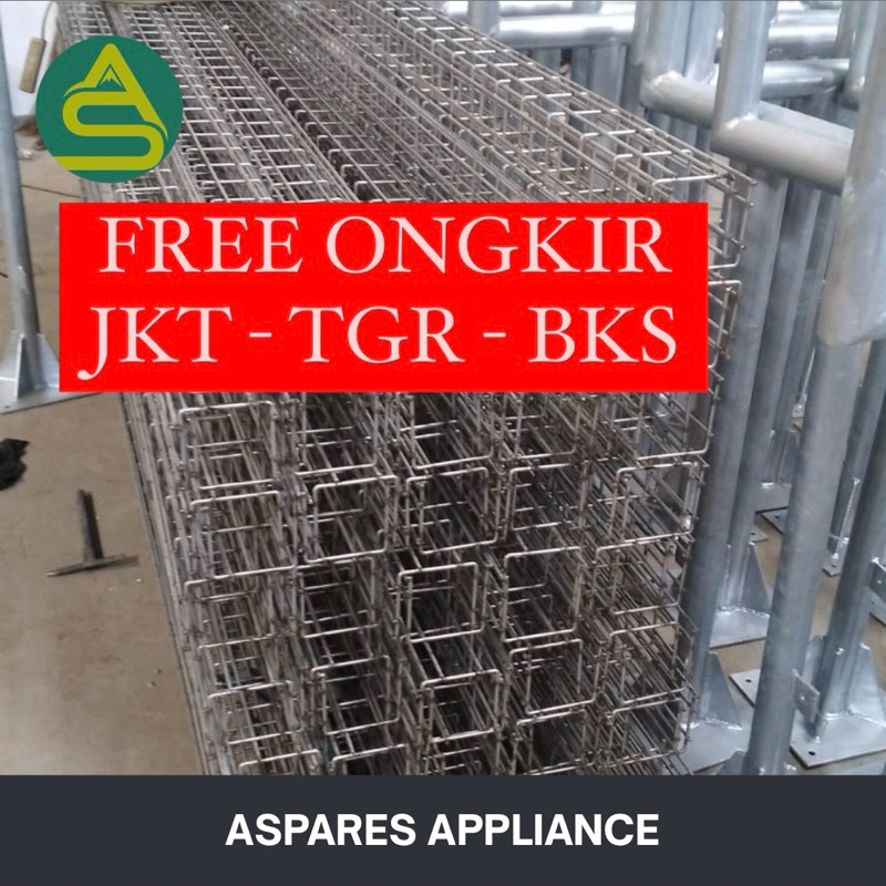 Jual KABEL TRAY WIREMESH CABLE TRAY CABLE CAGE TRAY LADDER 150x50 ...