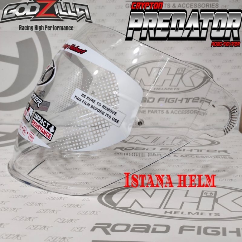 Jual KACA HELM | VISOR HELM NHK PREDATOR 2V, PREDATOR CRYPTON, NHK ...