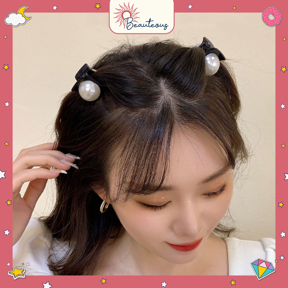 Jual Jepit Klip Poni Mutiara Cantik Jedai Rambut Aesthetic Fashion Hair ...