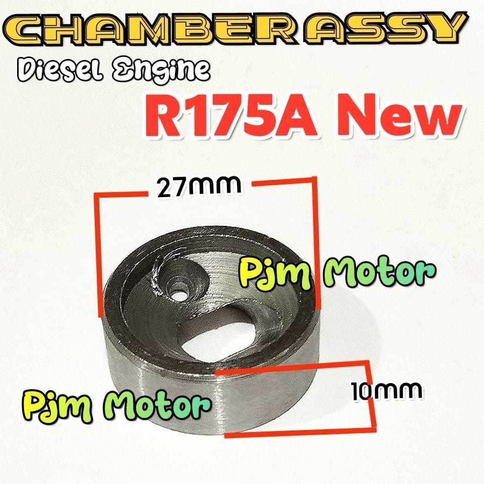 Jual R175 chamber dapur model rata mesin diesel pengerak r180 7pk 8pk ...