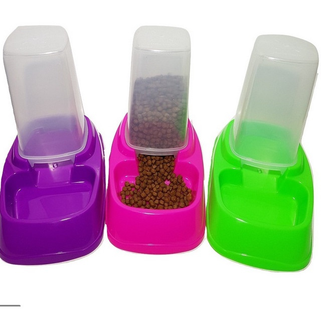 Jual Dispenser 1litter Tempat Makan Anjing Kucing Pet Feeder Makanan ...