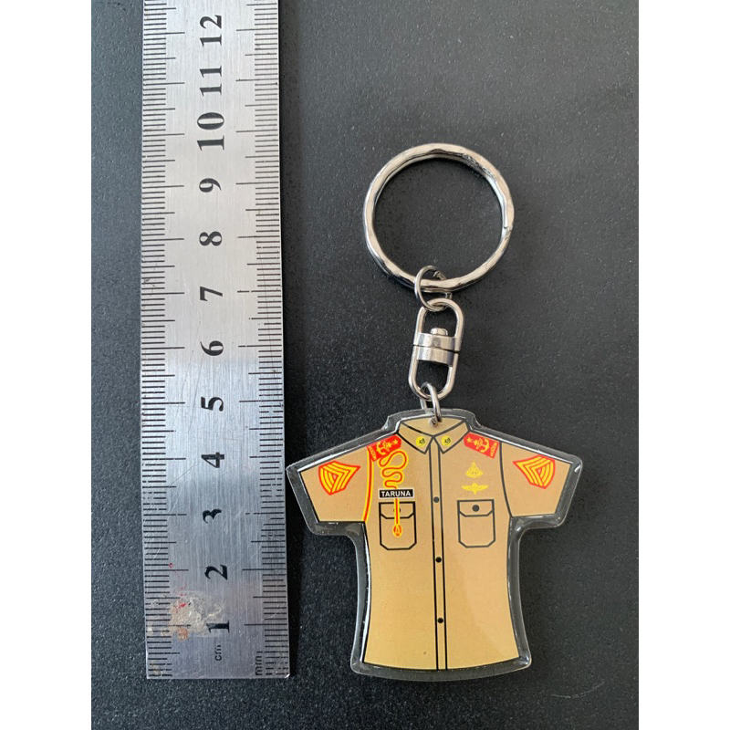 Jual Ganci Gantungan Kunci Mika Sevron Baju Mini Loreng PDL Taruna ...