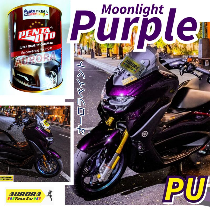 Jual Cat Moonlight Purple PU Moon Light Ungu Penta Oto | Shopee Indonesia