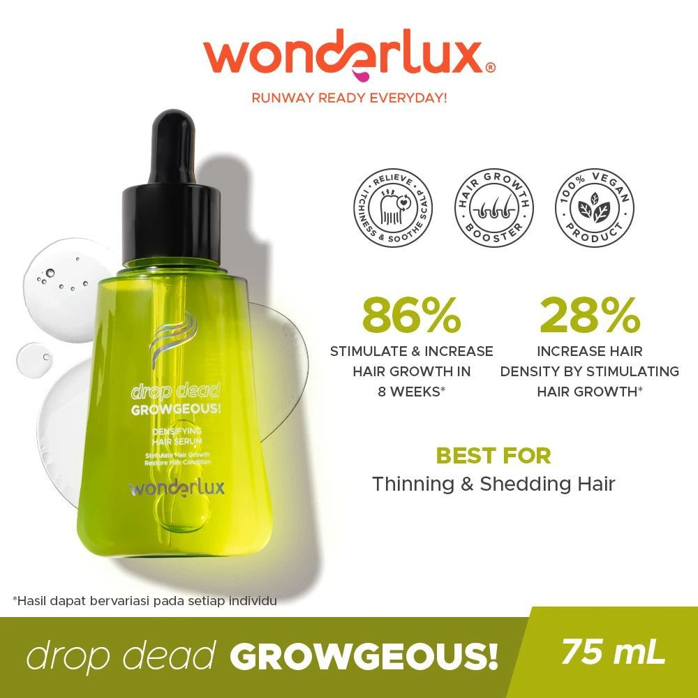 Jual WONDERLUX DENSIFYING HAIR SERUM | Shopee Indonesia