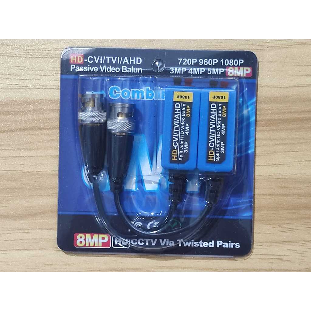 Jual Video Balun CCTV 8 MP / Passive Balun 8MP Video Balun | Shopee ...