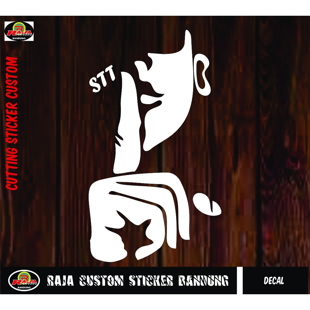 Jual Stiker cutting VIRAL sttttt Shutt diam/ stiker cutting keren sttt ...