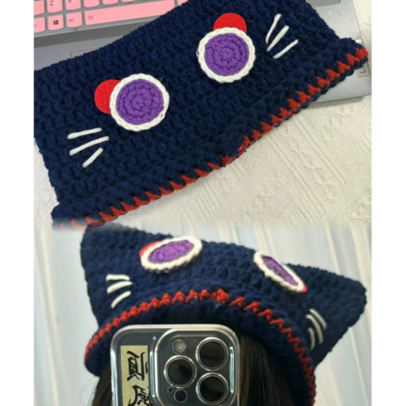 Jual HANDMADE CHOCOCAT BEANIE HAT/NCTXSANRIO/JOHNNYNCT/CHOCOCATNCT ...
