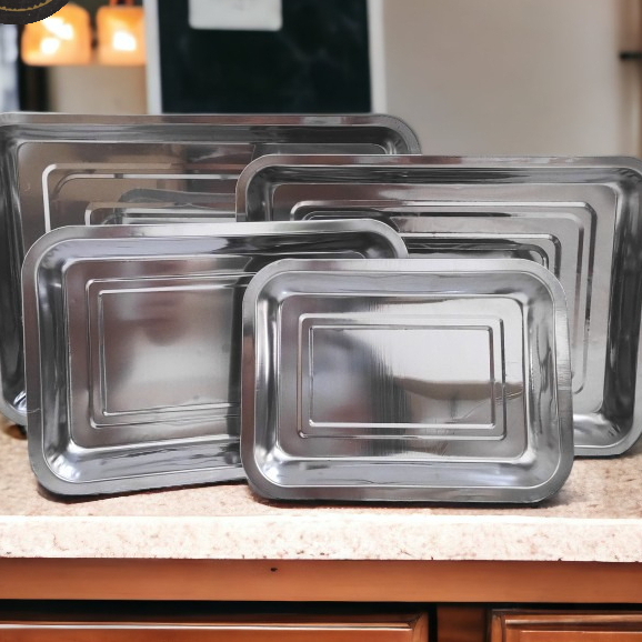 Jual [COD] BAKI MAKANAN GSF BAKI STAINLESS 27CM 36CM 40CM GSF BAKI ...